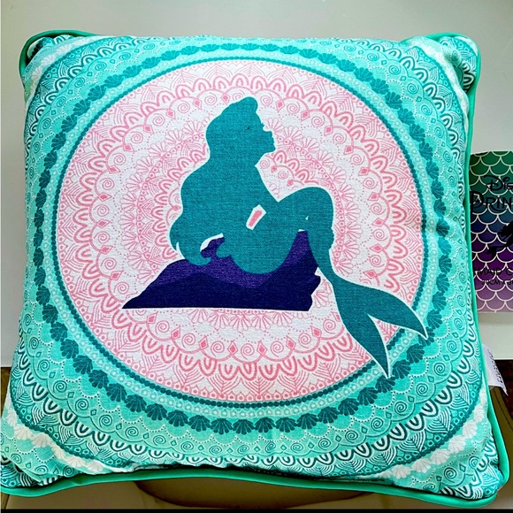 Disney | Accents | Disney The Little Mermaid Ariel Themed Pillow | Poshmark